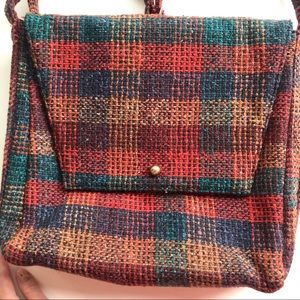 Bags | Vintage Plaid Wool Purse Or Bag | Poshmark